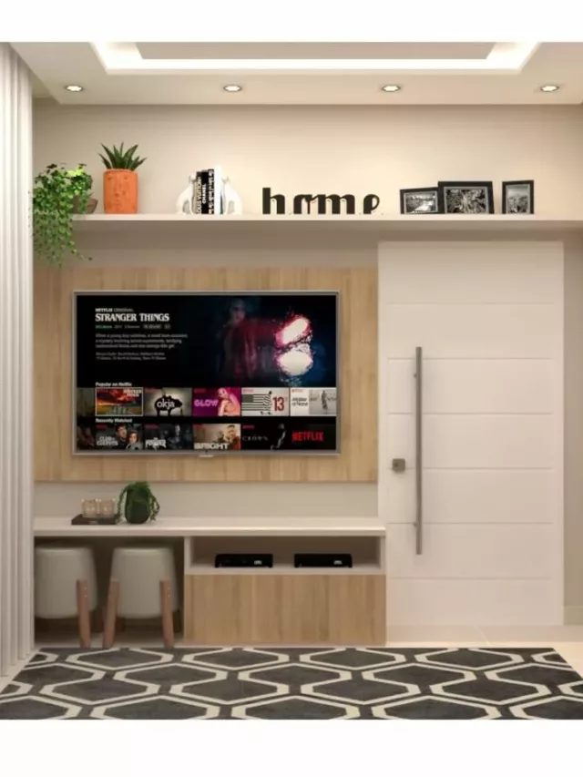Painel de TV Moderno: Transforme sua Sala com Estilo e Funcionalidade ...