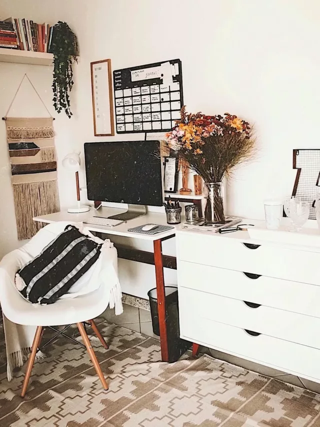 Home Office Estilo Boho: Dê Vida e Inspiração ao Seu Espaço de Trabalho ...